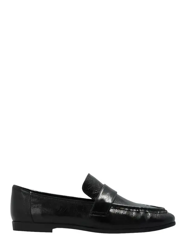 BLACK SUEDE STUDIO Arrow Loafers - Black