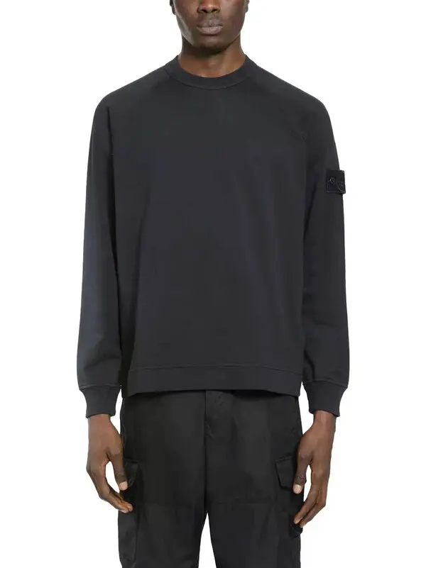 Stone Island Crew-neck Sweatshirt - Black