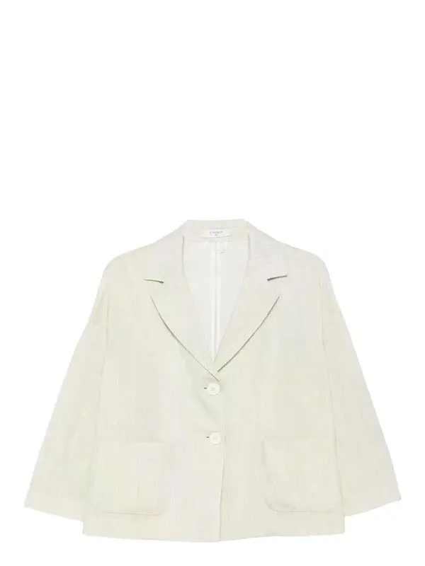 CIRCOLO 1901 Button Pocket Blazer - Neutrals