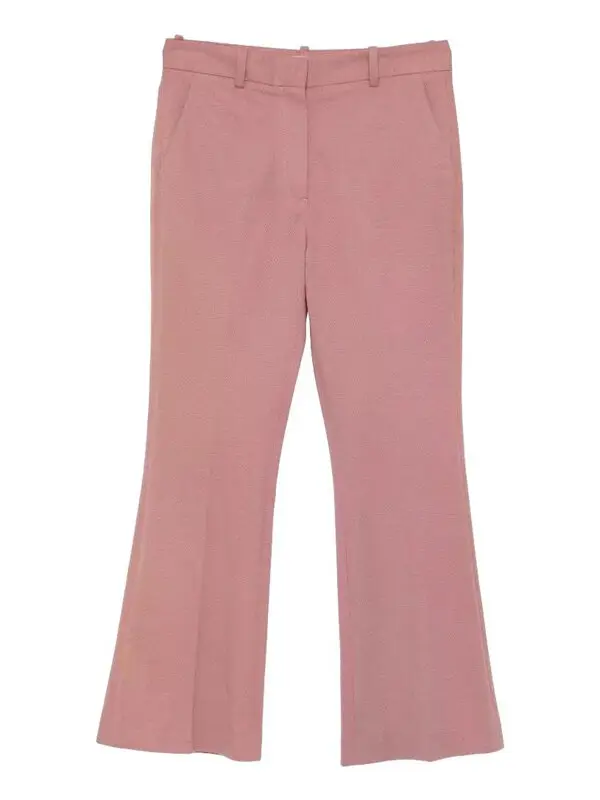 CIRCOLO 1901 Textured Trousers - Pink