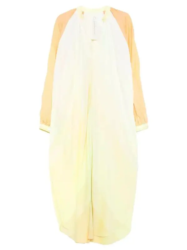 MARRAKSHI LIFE V-neck Long-sleeve Maxi Dress - Yellow