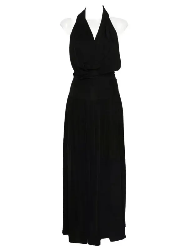 AYA MUSE Halterneck Maxi Dress - Black