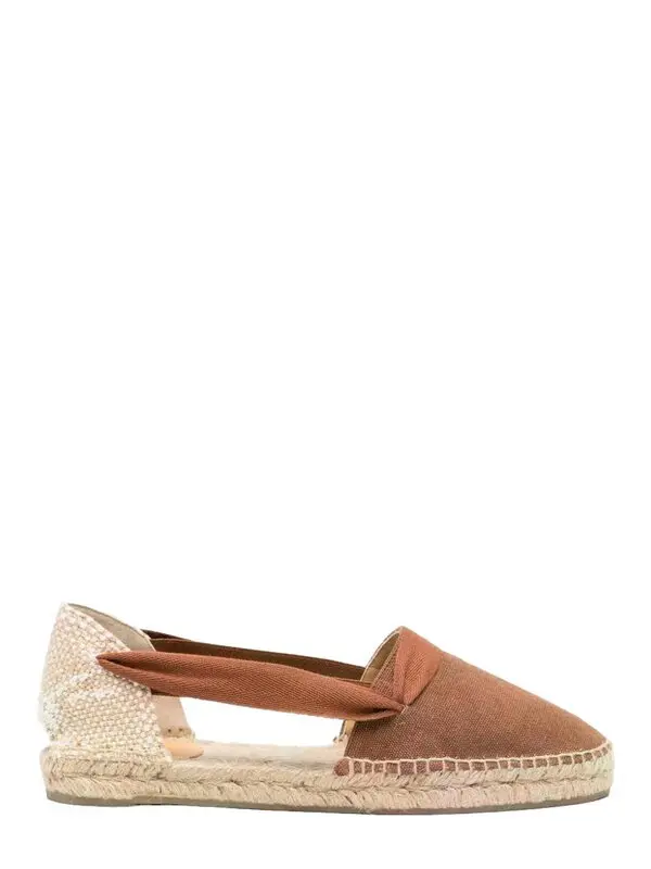 CastaÑer Kaia Tie Strap Espadrilles - Brown