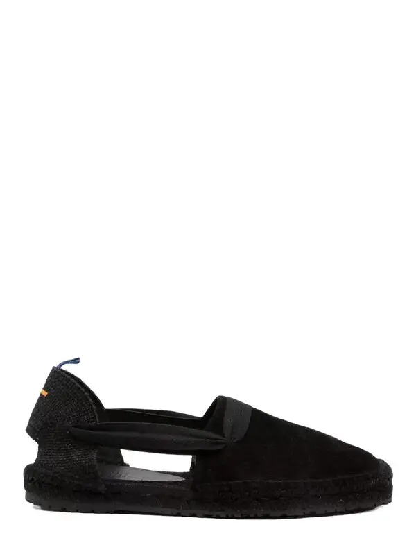 CastaÑer Cut-out Espadrilles - Black
