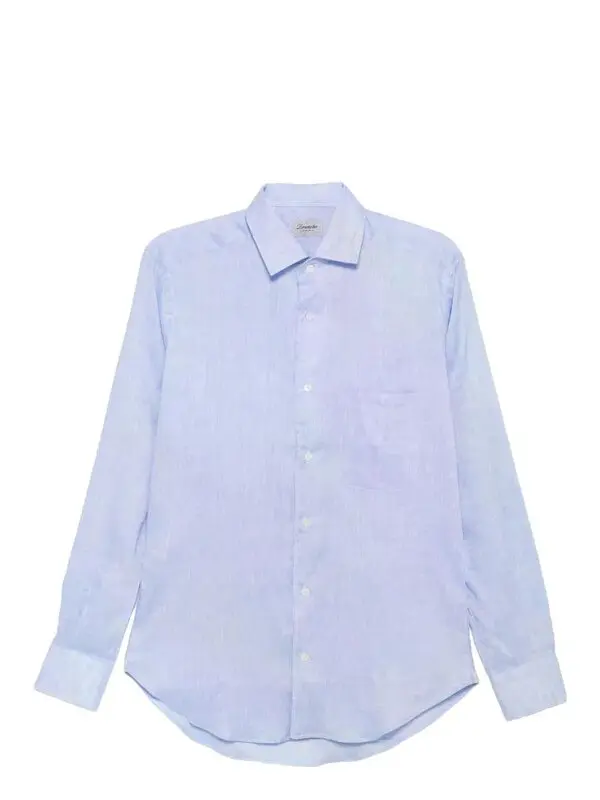 DRUMOHR Chest Pocket Shirt - Blue