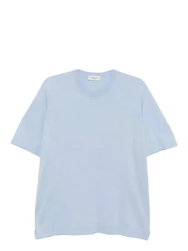 PIACENZA CASHMERE 1733 Cotton T-shirt - Blue
