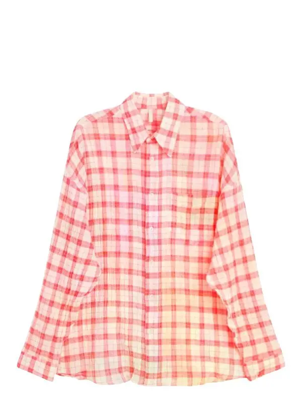 SUNFLOWER Checked Shirt - Pink