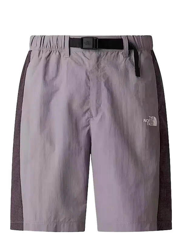 The North Face Check Paneled Shorts - Grey