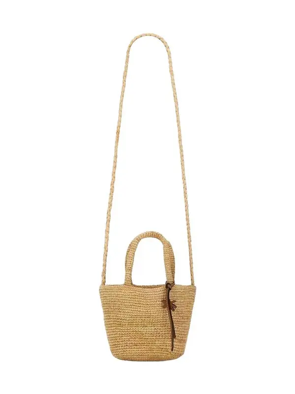 Manebí Woven Raffia Bag - Neutrals