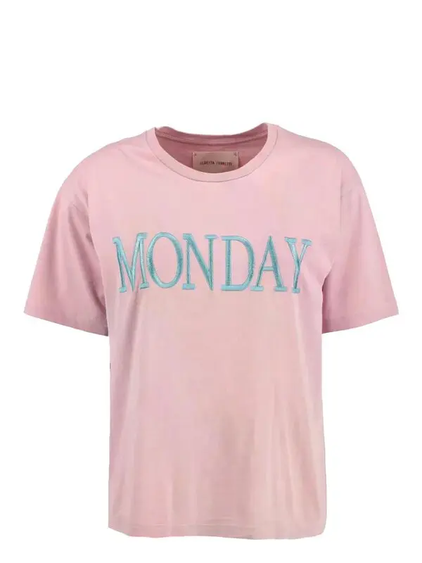 Alberta Ferretti Embroidered T-shirt - Pink