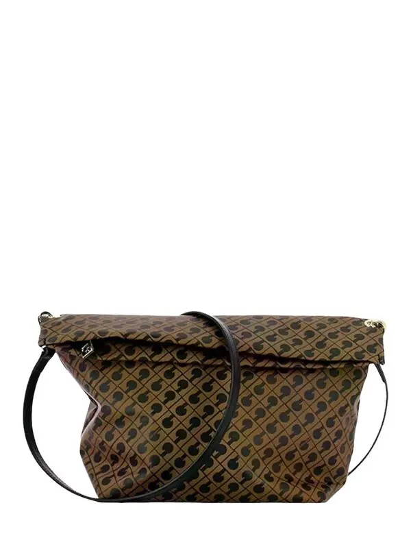 GHERARDINI Monogram-pattern Crossbody Bag - Brown
