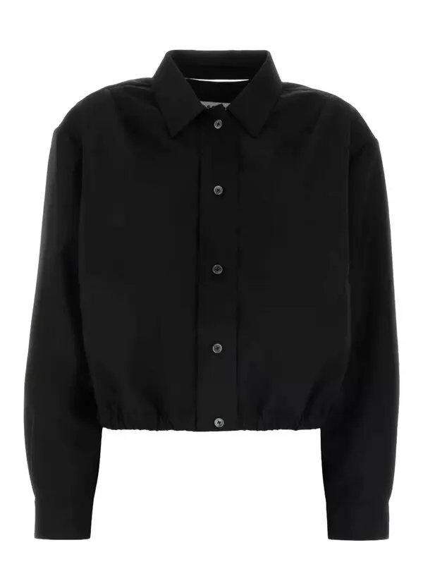 JIL SANDER Twill Shirt - Black
