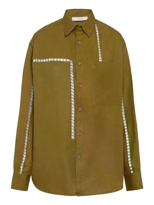 TELA Long-sleeve Shirt - Brown