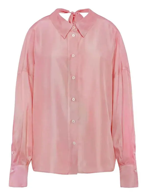 TELA Tie-detail Blouse - Pink