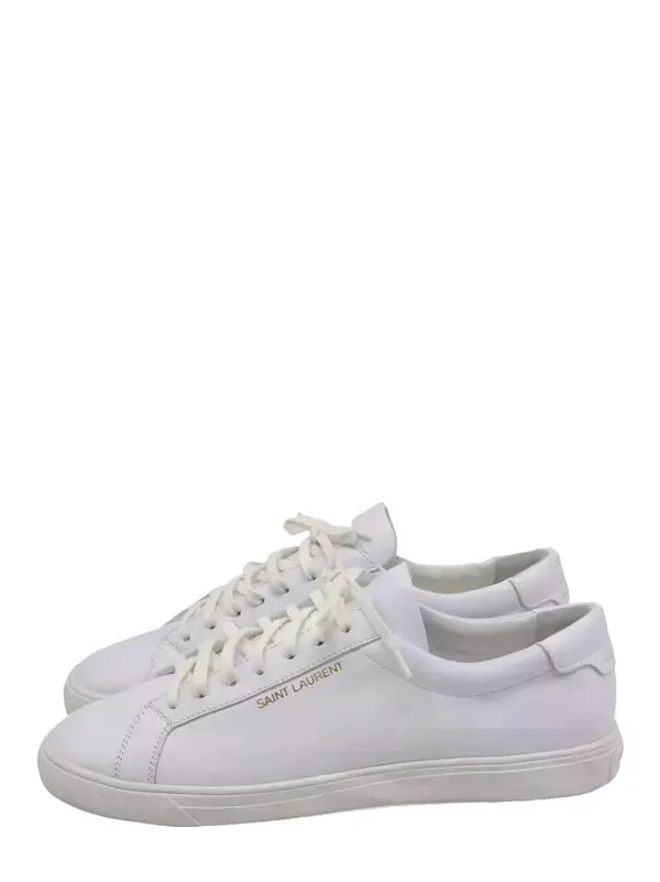 Saint Laurent Leather Low-top Sneakers - White