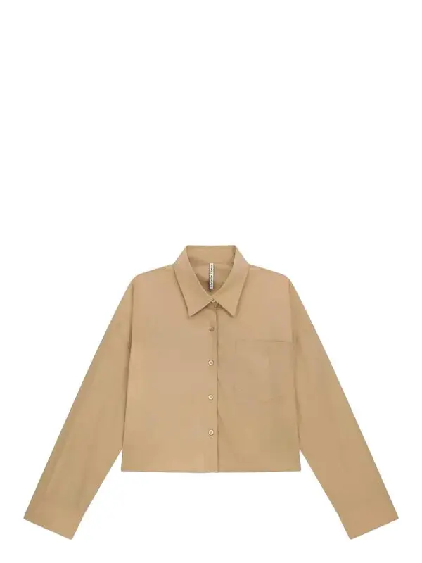 Liviana Conti Glenda Button Pocket Shirt - Neutrals