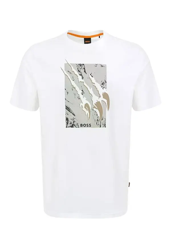 BOSS Graphic Crew-neck T-shirt - White