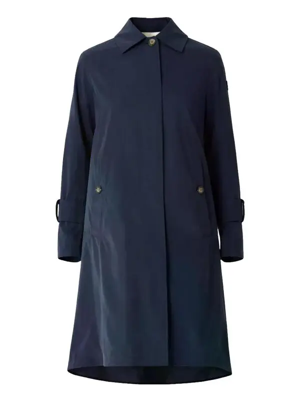 Peuterey Buttoned Trench Coat - Blue