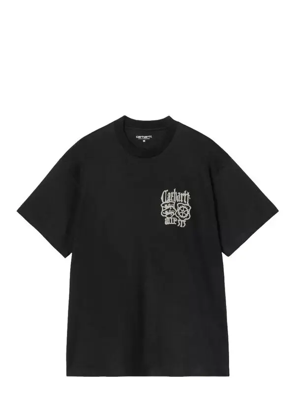 Carhartt Work In Progress Graphic-print Round-neck T-shirt - Black