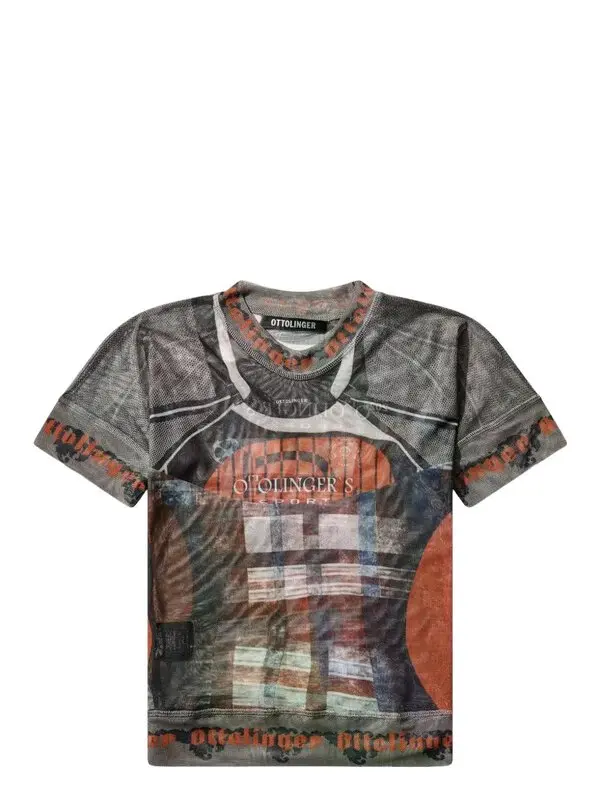 Ottolinger Patterned T-shirt - Grey