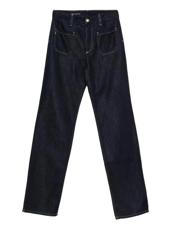Ag Moya Straight Leg Jeans - Blue