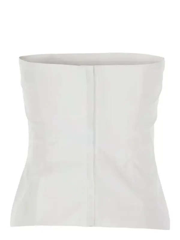 Federica Tosi Strapless Top - White