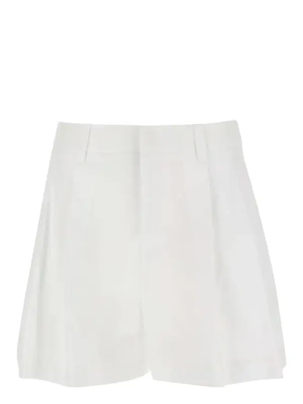 Federica Tosi Pleated Shorts - White