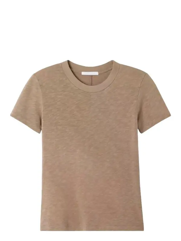 American Vintage Crew-neck Short-sleeve T-shirt - Neutrals
