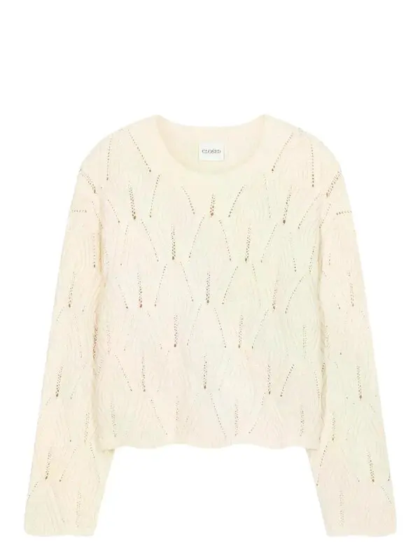 Closed Crew-neck Sweater - Neutrals