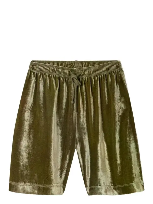 American Vintage Ankaz Drawstring-waist Shorts - Green