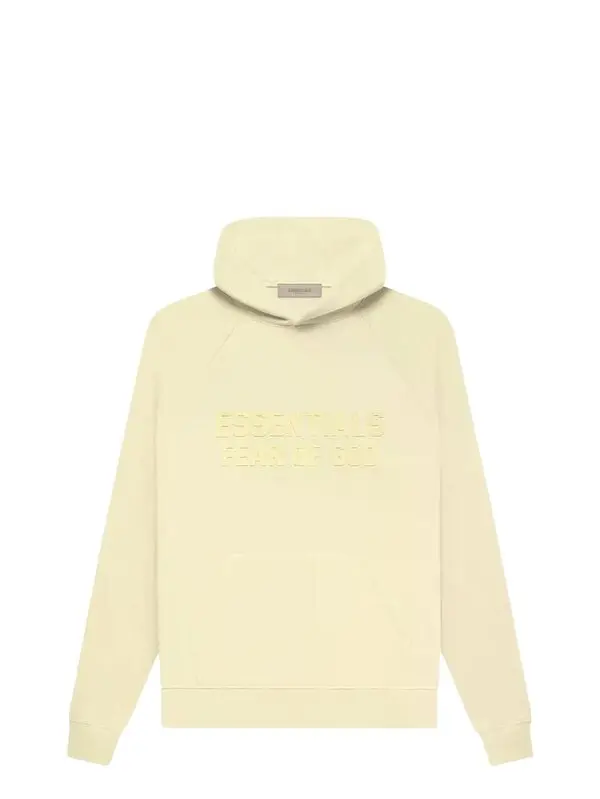 Fear Of God Embossed-logo Hoodie - Yellow