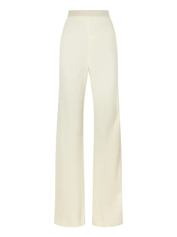 Wardrobe.NYC Crepe Straight-leg Pants - Yellow