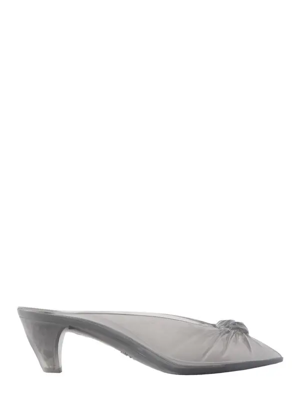 Chloé Ruched Tpu Mules - Gray