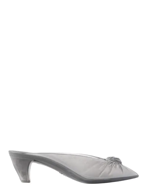 Chloé Ruched Tpu Mules - Gray