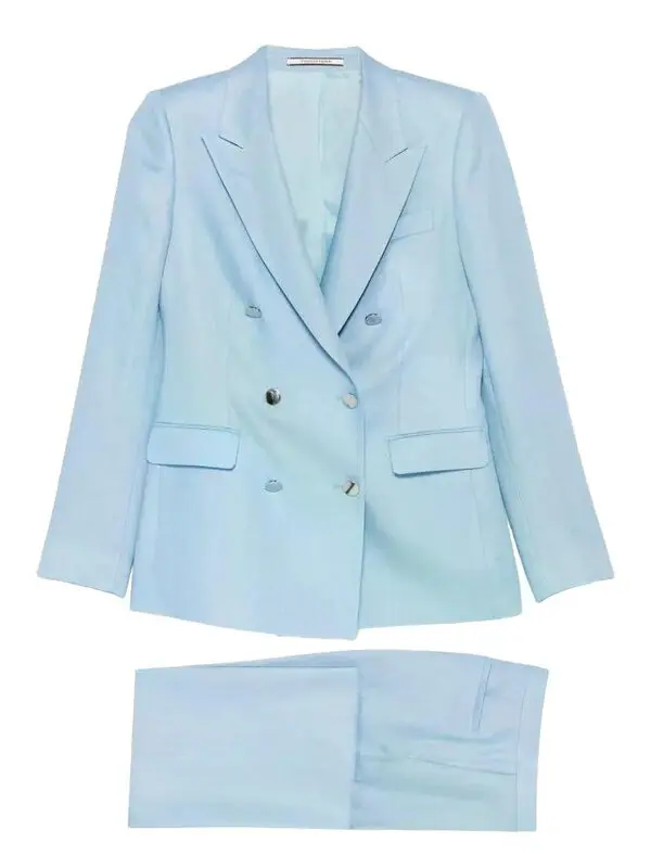 Tagliatore Double-breasted Blazer - Blue