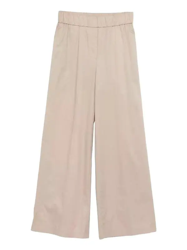 Peserico Elasticated-waistband Trousers - Neutrals