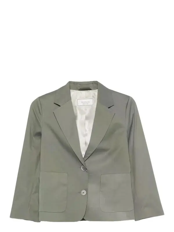 Peserico Patch-pocket Blazer - Green