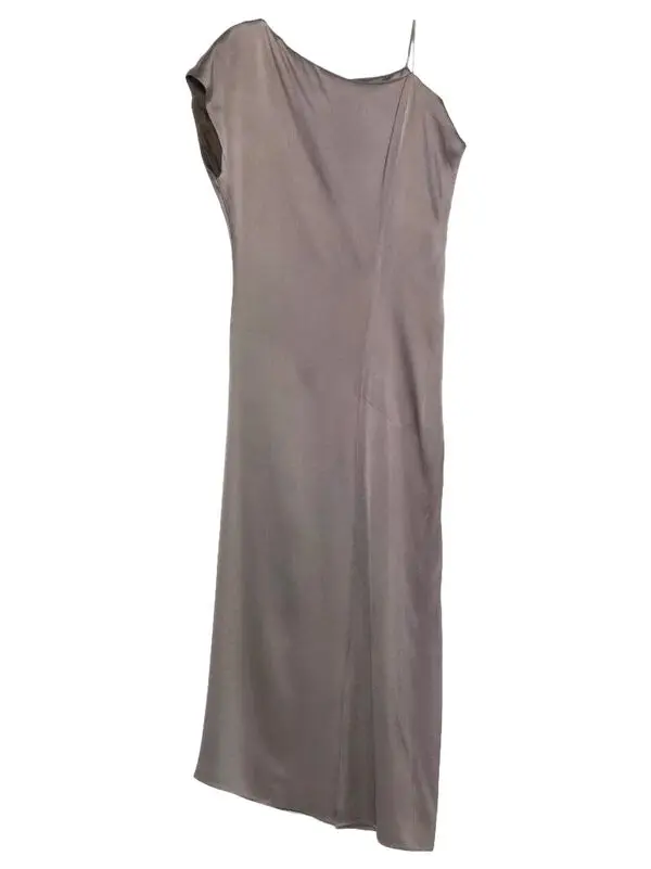 ALYSI Asymmetric Midi Dress - Grey