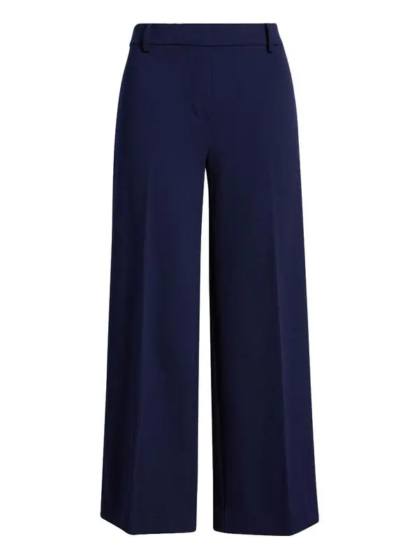 Anne Klein Wide Leg Crop Pants - Distant Mountain