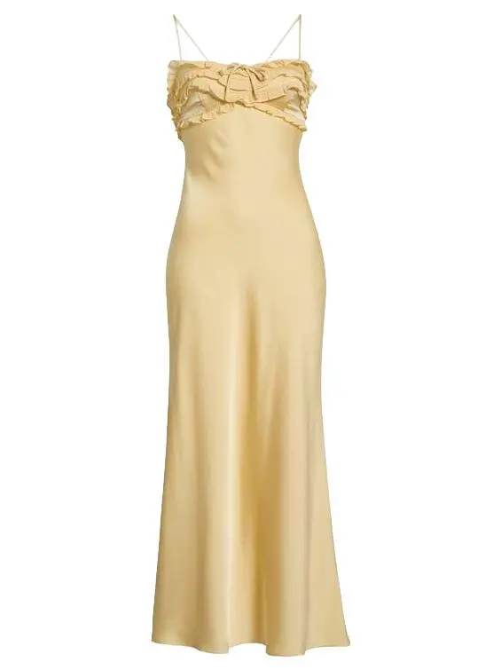 Astr The Label Jade Slipdress - Yellow