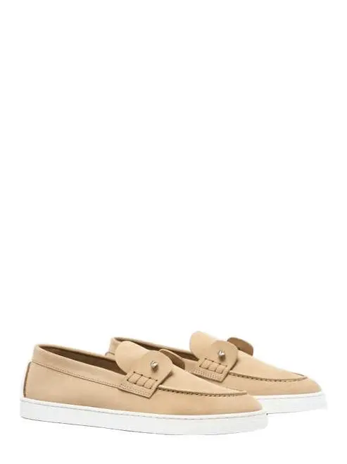 SCAROSSO Coline Loafers - Biscuit Beige - Nubuck