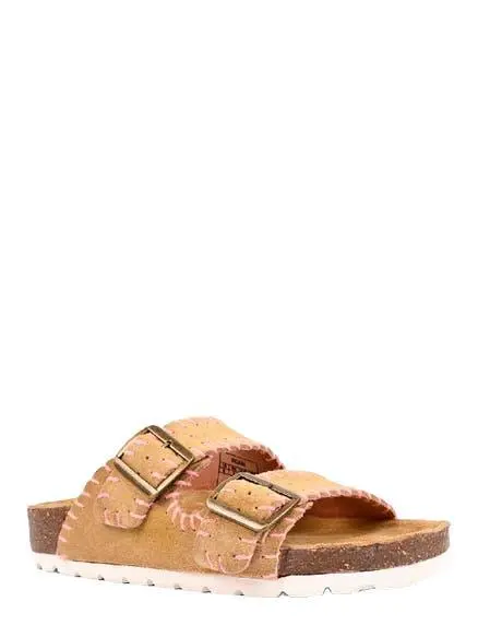 ROAN Mode Sandal - Tan Suede