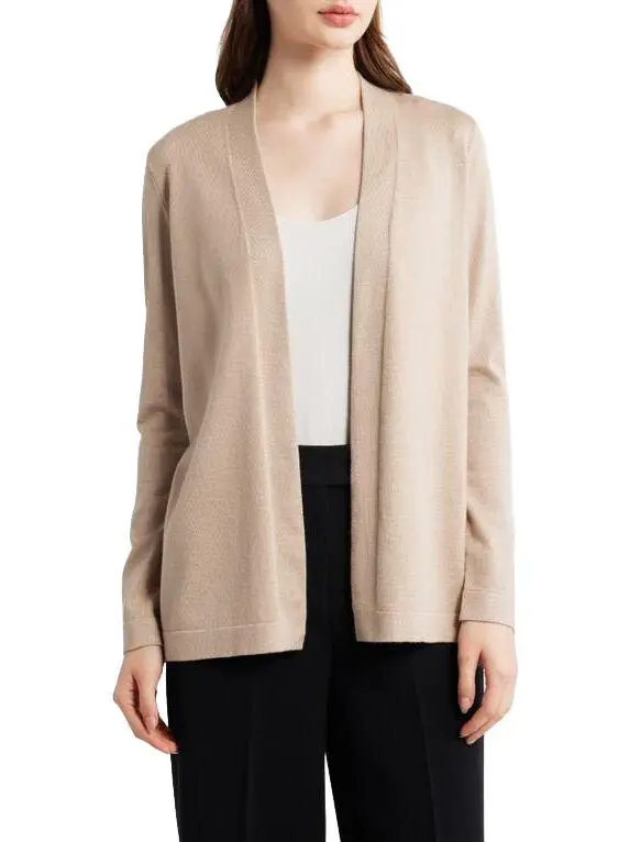 Anne Klein Chatham Open Front Cardigan - Latte