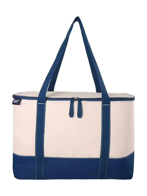 LANDS' END Large Insulated Cooler Bag - Navy