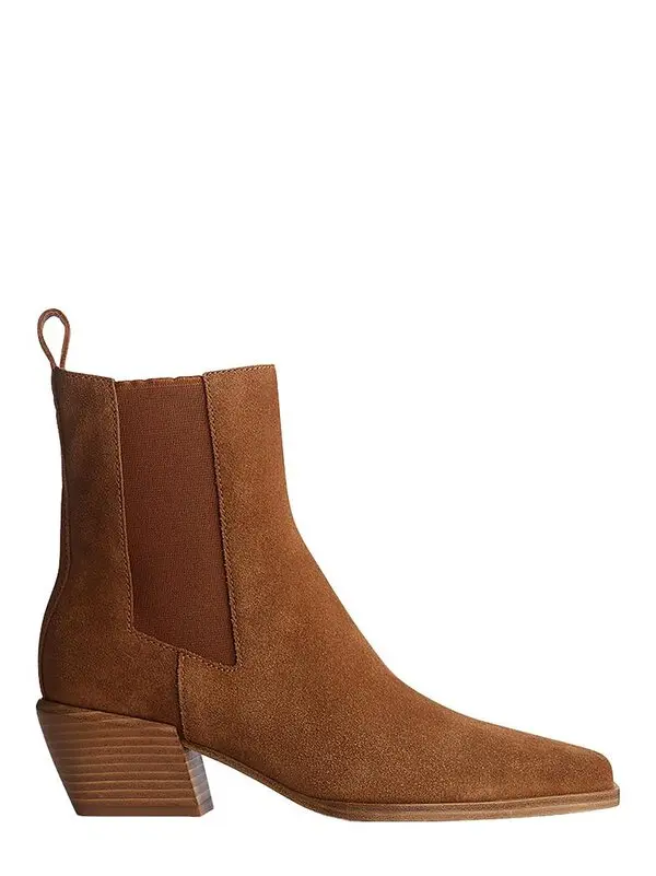 Rag & Bone Joni Suede Chelsea Boots - Umber Suede