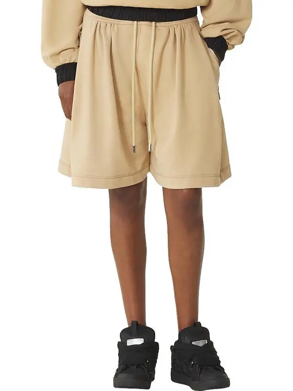 LANVIN Cotton Bermuda Shorts - Beige (sand Tone).