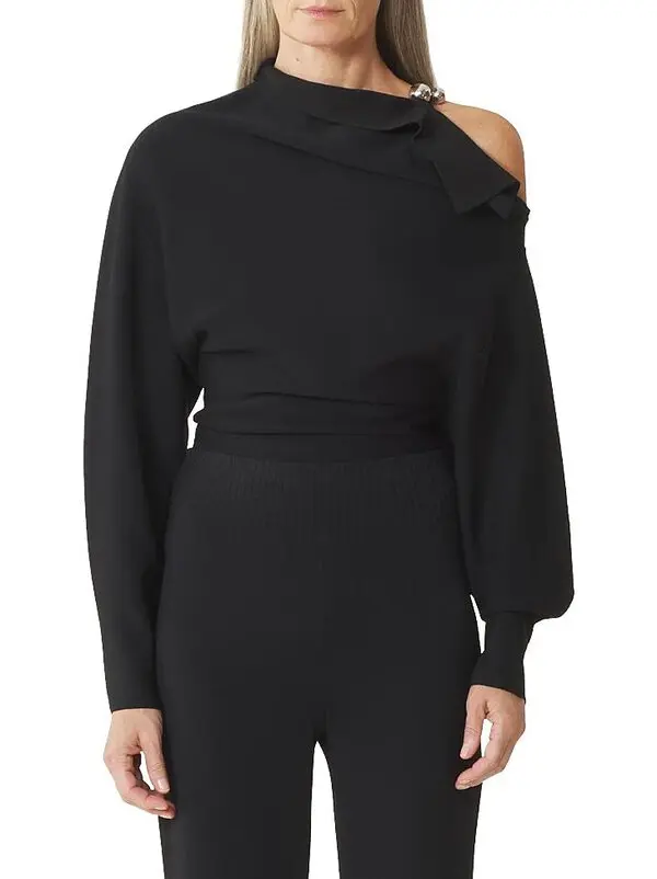 LANVIN Viscose Sweater - Black.