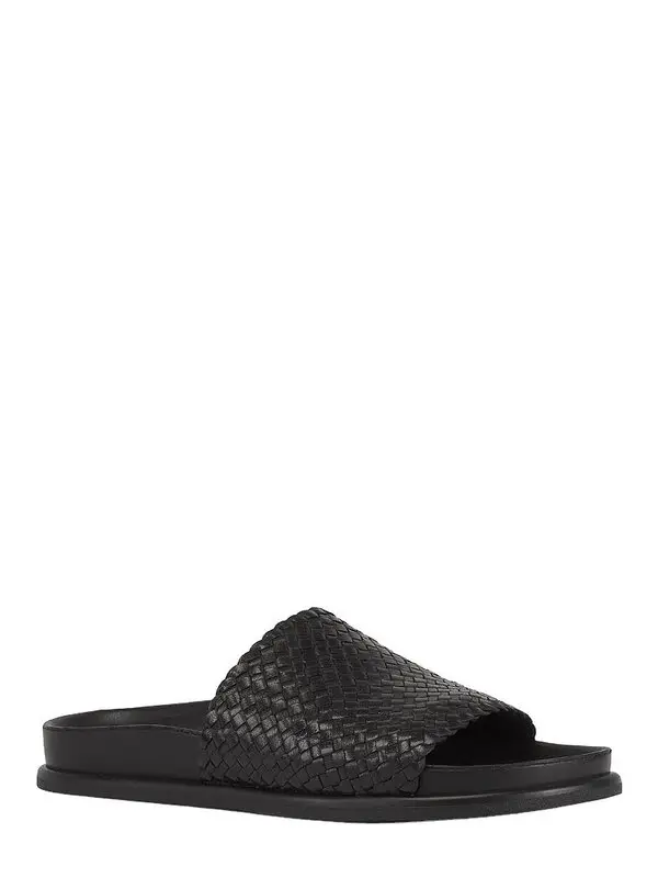 VAGABOND SHOEMAKERS Effie Woven Slide Sandals - Black