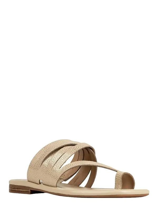 DONALD PLINER Toe Ring City Sandals - Platinum