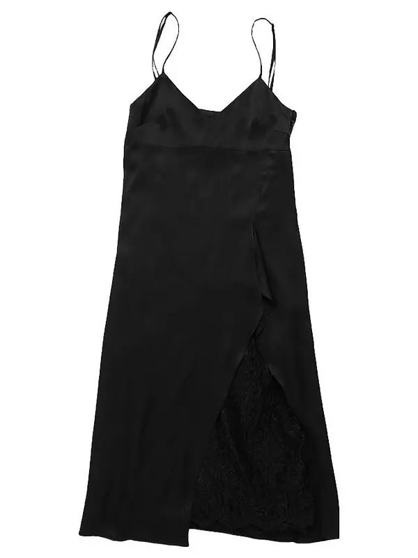 Acne Studios Lace Inset Dress - Black